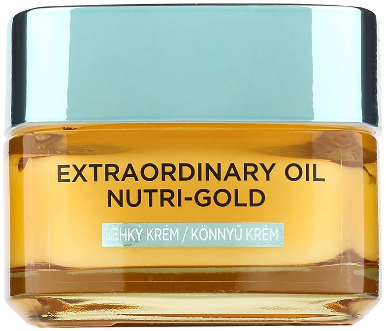 L’Oréal Paris Extraordinary Oil Nutri-Gold, Light Nourishing Oil Cream ...