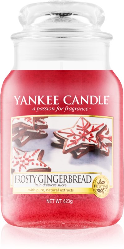 Yankee Candle Frosty Gingerbread, Scented Candle 623 g Classic Large ...