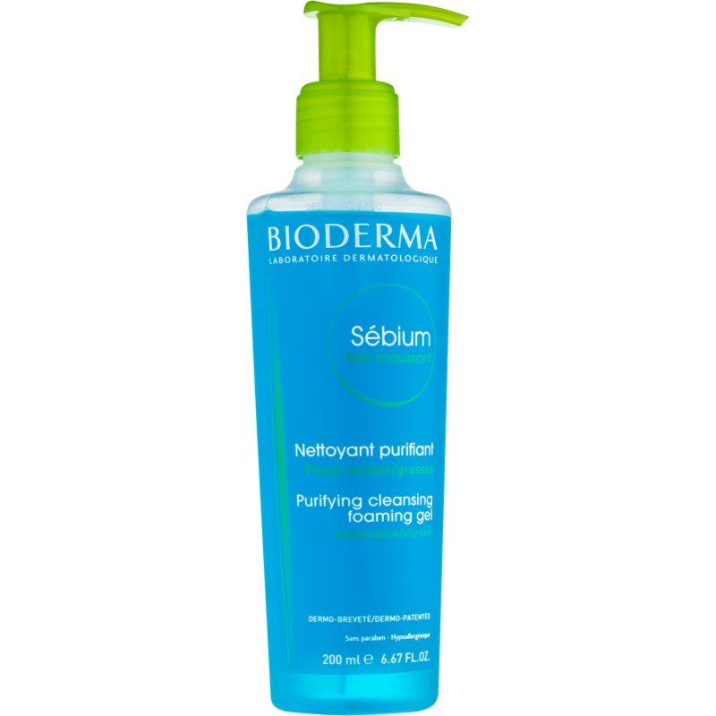 Bioderma Sébium Gel Moussant, Cleansing Gel For Mixed And Oily Skin ...