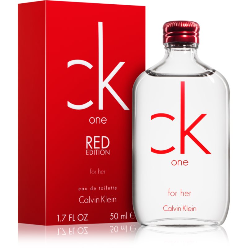 Calvin Klein CK One Red Edition, Eau de Toilette for Women 100 ml ...