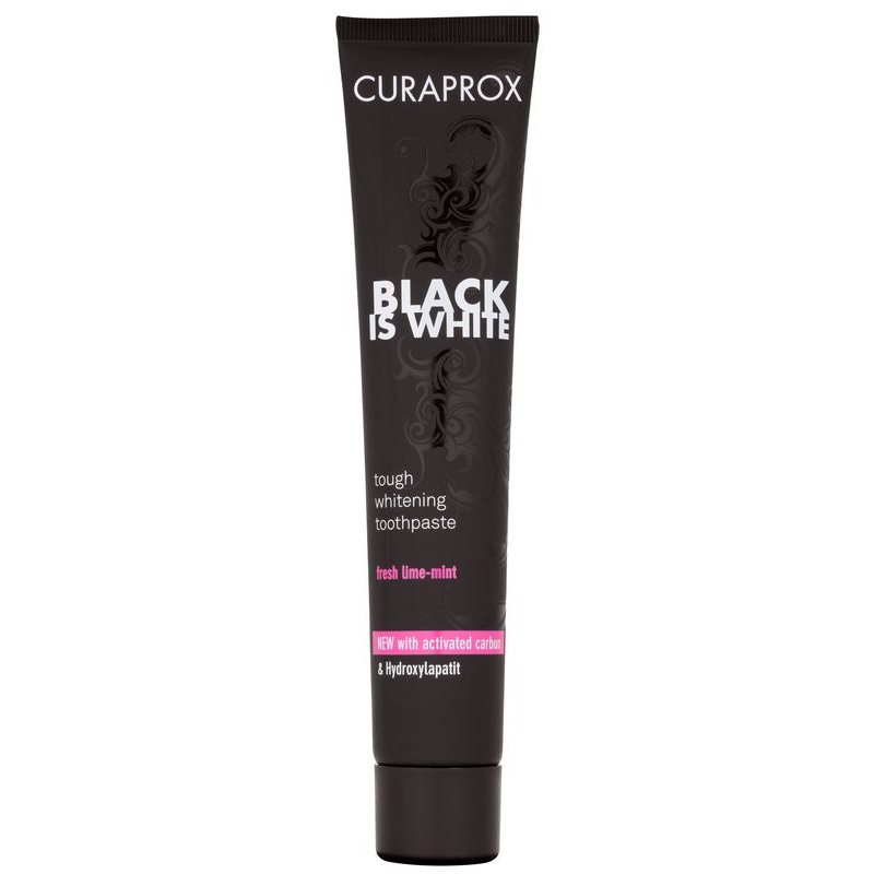 Curaprox Black is White, Whitening Toothpaste with Activated Charcoal ...