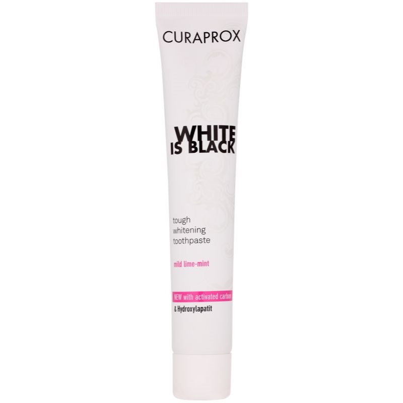 Curaprox White is Black, Whitening Toothpaste with Activated Charcoal ...