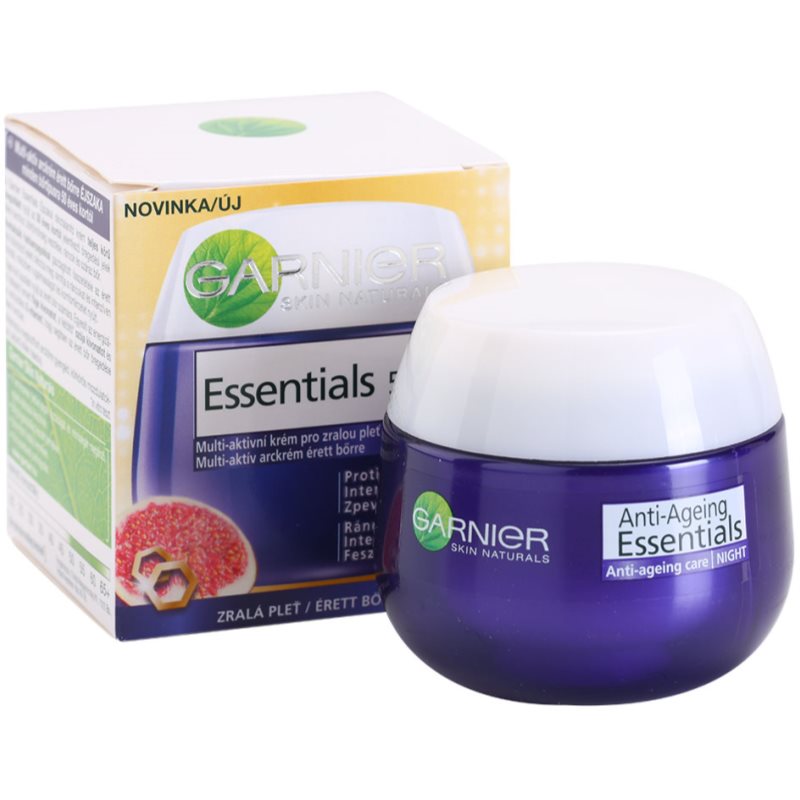 Garnier Essentials, crema de noche multiactiva para pieles maduras ...