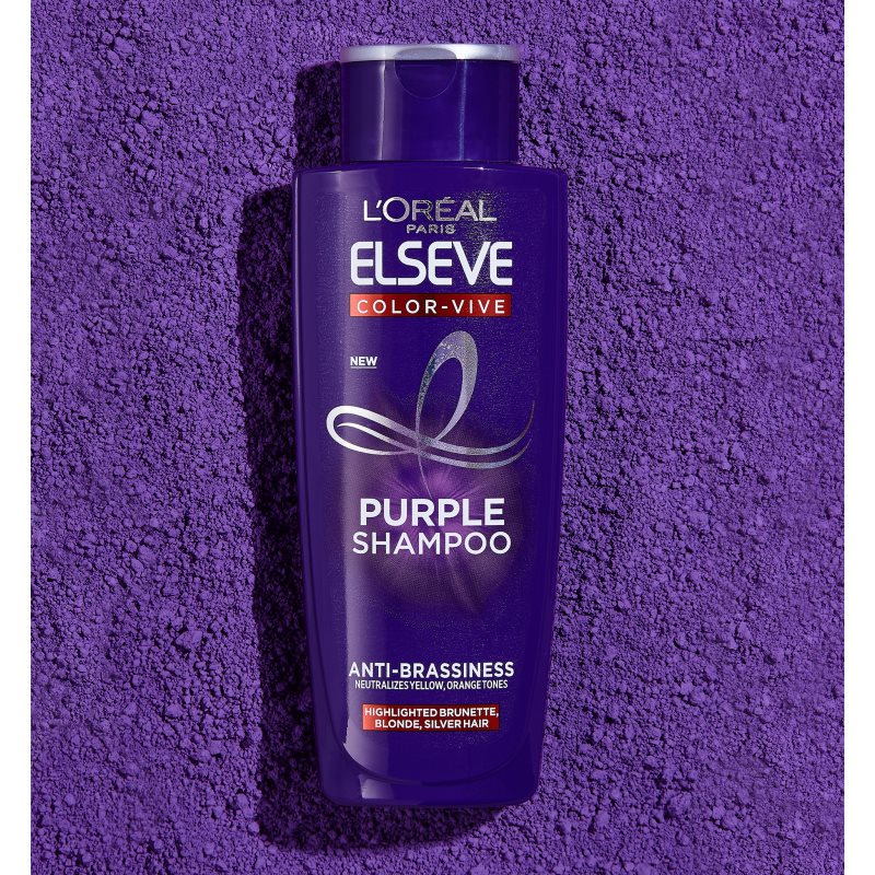 L’Oréal Paris Elseve Color-Vive Purple, šampon za neutraliziranje žutih ...