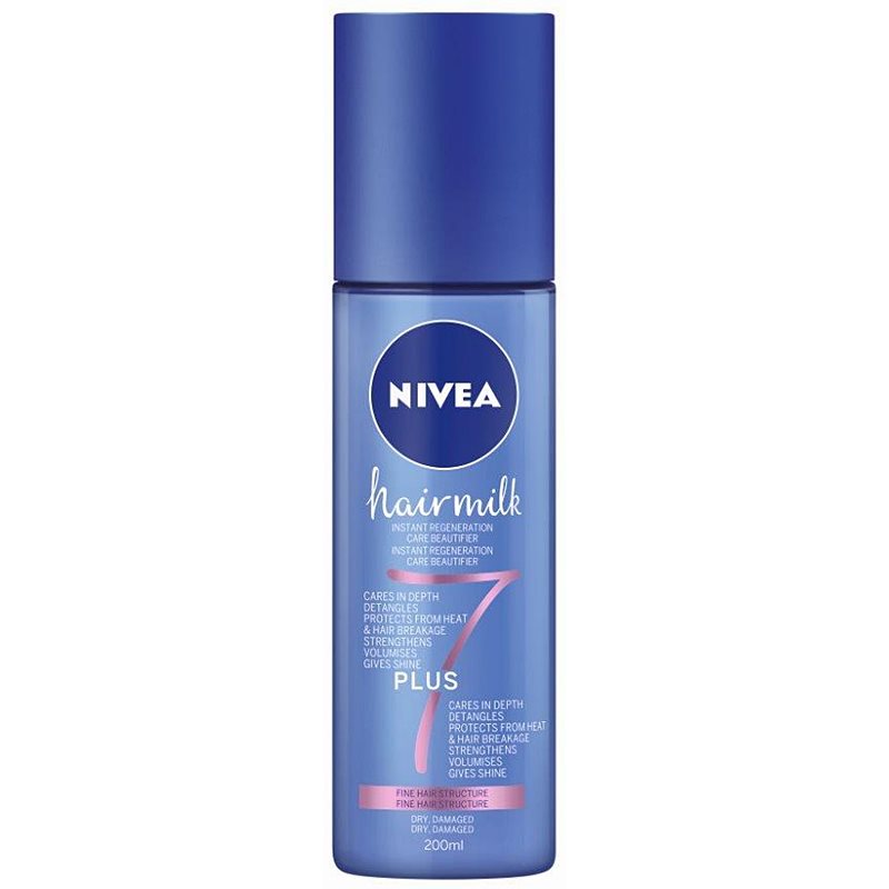 Nivea Hairmilk 7 Plus, Regenerating Leave-In Conditioner For Fine Hair ...