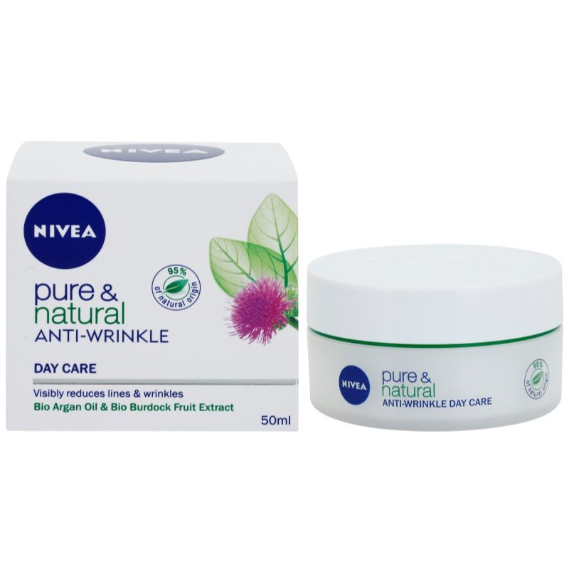 Nivea Visage Pure & Natural, Day Cream with Anti-Wrinkle Effect | notino.co.uk