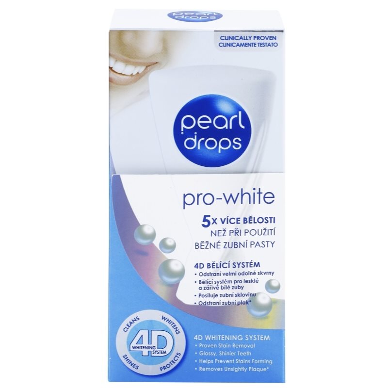 Pearl Drops Pro White, Whitening Toothpaste For Pearly White Teeth ...