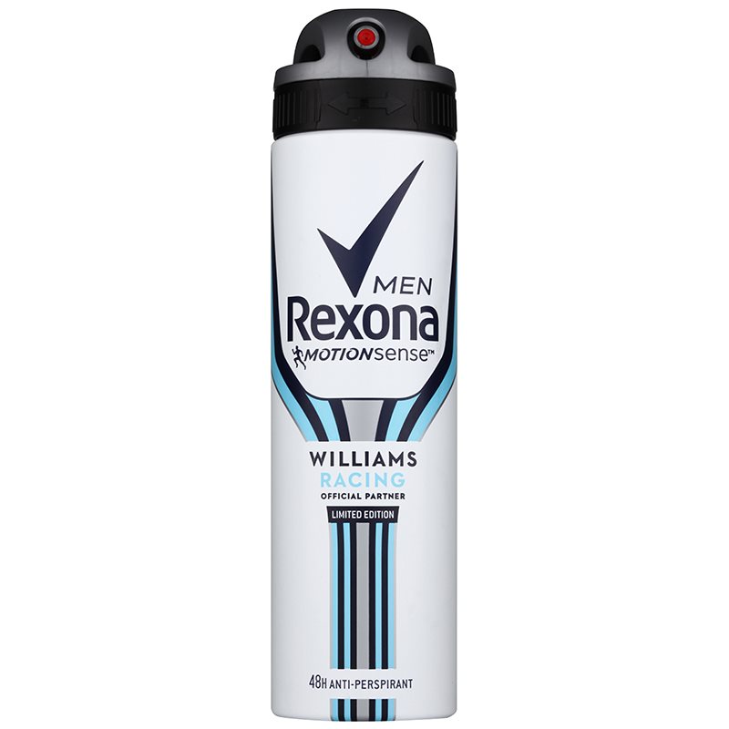 Rexona Williams Racing Limited Edition, spray anti-transpirant pour ...