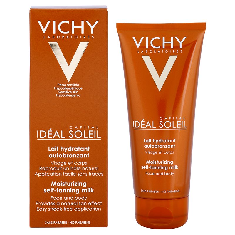 Vichy Idéal Soleil Capital, Moisturizing Tanning Lotion For Face And ...