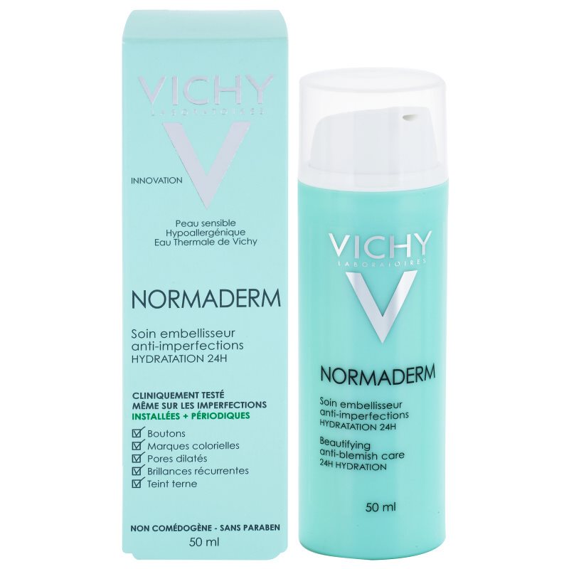 Vichy Normaderm, Beautifying Moisturiser Fluid for Adults Prone to Skin ...