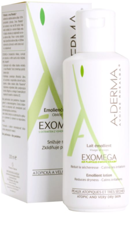 A-Derma Exomega, lait corporel pour peaux très sèches et atopiques ...