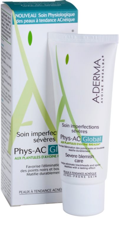 A-Derma Phys-AC Global, Complete Care For Problematic Skin, Acne ...