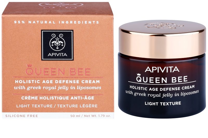 APIVITA QUEEN BEE Holistic Age Defense Cream Light Texture | notino.co.uk