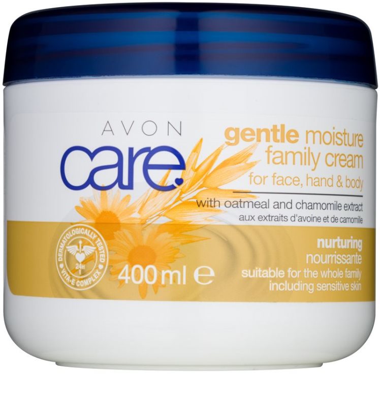 Avon Care, creme de corpo e rosto com extratos de camomila e aveia ...