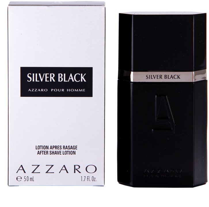 Azzaro Silver Black, loción after shave para hombre 50 ml | notino.es