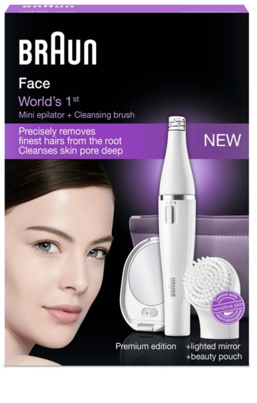 BRAUN FACE 830 Epilator with Cleansing Brush For Face | notino.co.uk