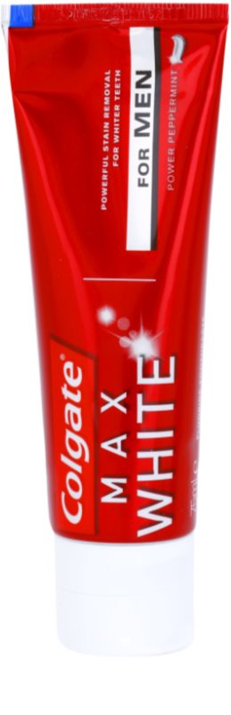 Colgate Max White Men, Whitening Toothpaste for Complete Dental Care ...