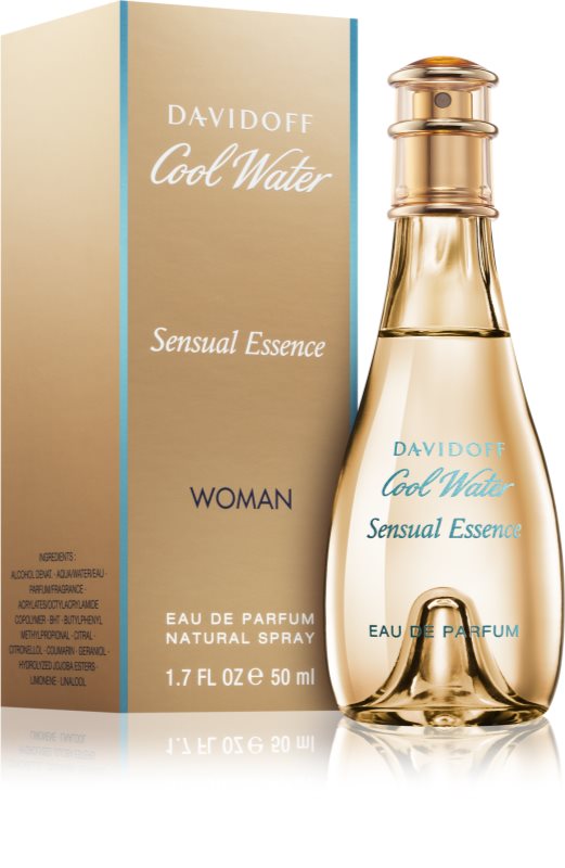 Davidoff Cool Water Woman Sensual Essence, Eau de Parfum for Women 50 ...