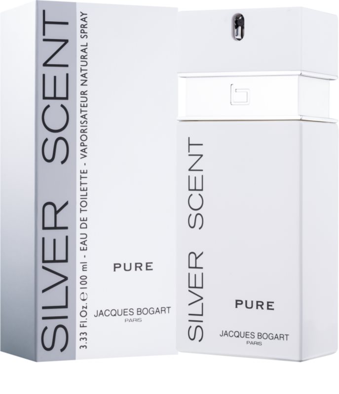 Jacques Bogart Silver Scent Pure, Eau de Toilette for Men 100 ml ...