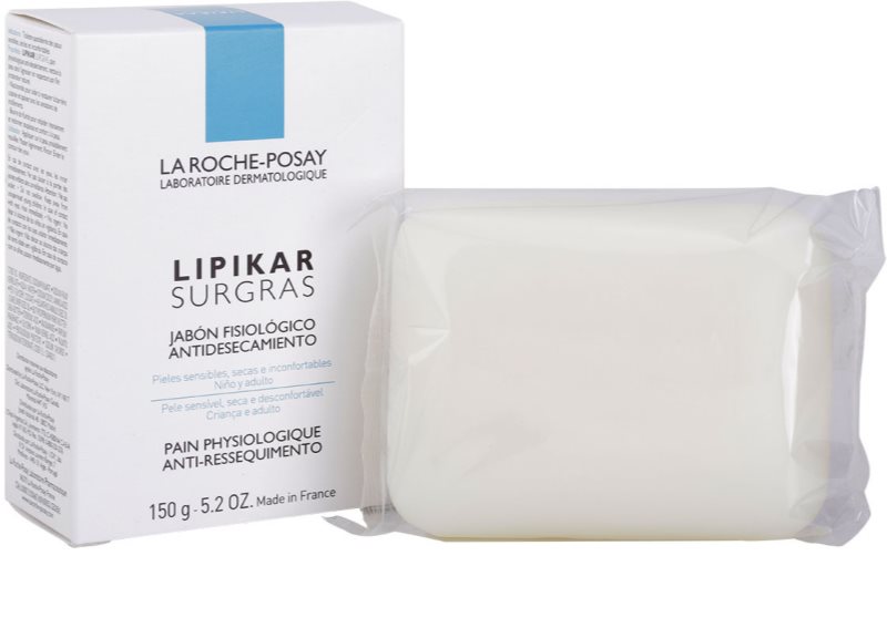 La Roche-Posay Lipikar Surgras, savon pour peaux sèches à très sèches ...