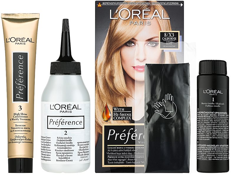L'ORÉAL PARIS PRÉFÉRENCE coloration cheveux | notino.fr