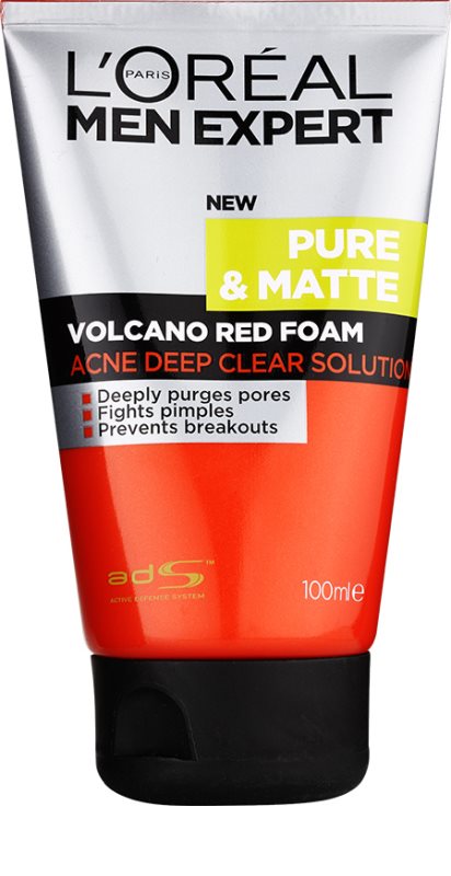 L’Oréal Paris Men Expert Pure & Matte, Deep-Cleansing Mousse To Treat ...