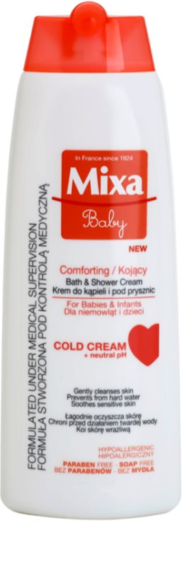 MIXA BABY Gentle Shower and Bath Cream for Kids | notino.co.uk