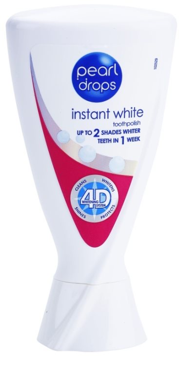 Pearl Drops Instant White, dentifrice blanchissant pour des dents ...
