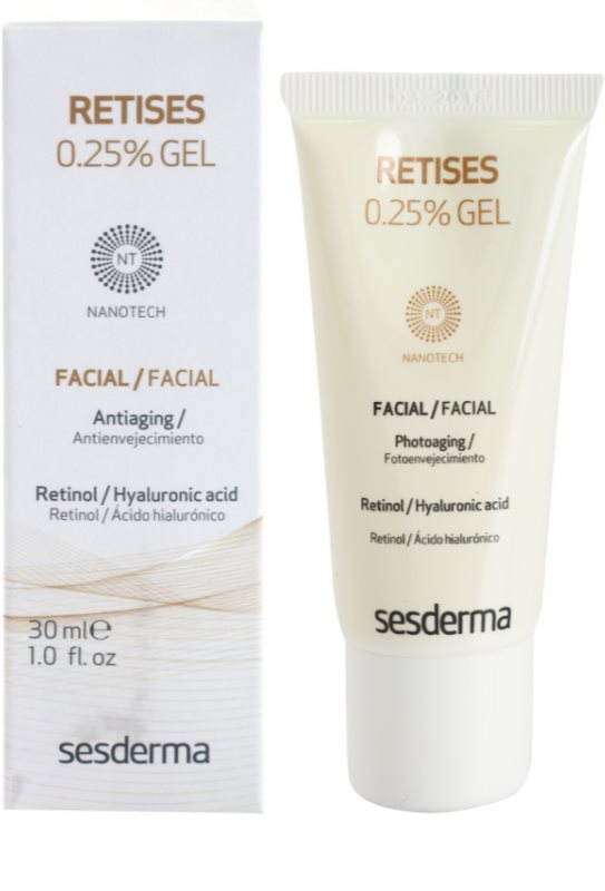 Sesderma Retises, gel-crema renovador con retinol y ácido hialurónico ...