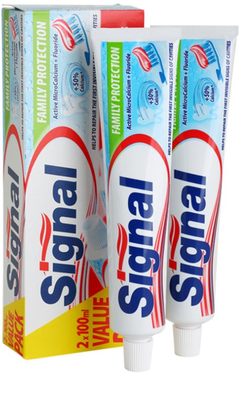 SIGNAL FAMILY PROTECTION Toothpaste Against Dental Caries | notino.co.uk