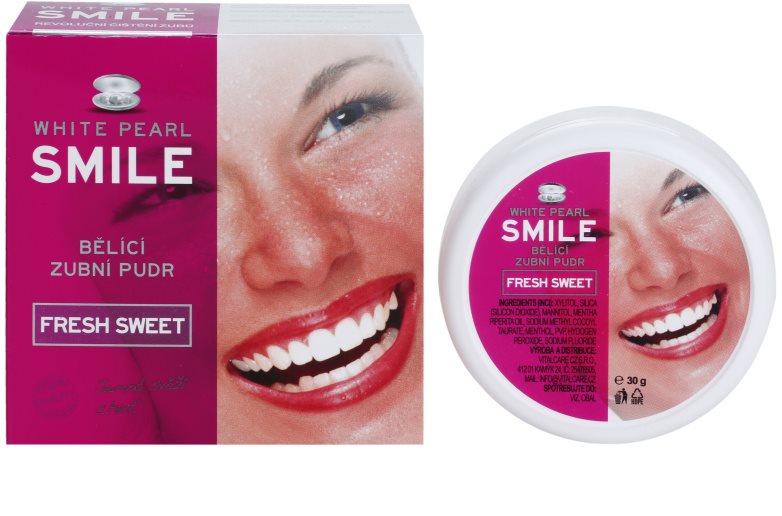 WHITE PEARL SMILE Whitening Tooth Powder | notino.dk