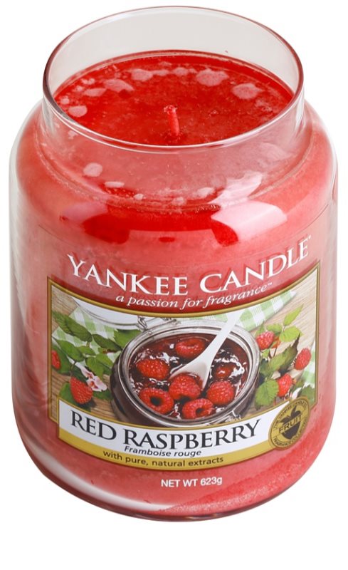 Yankee Candle Red Raspberry, bougie parfumée 623 g Classic grande ...
